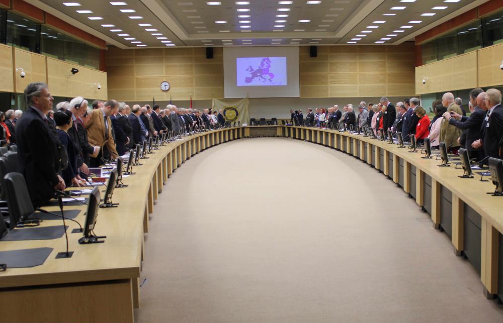 Rotary members meet with EU officials | Rotary International