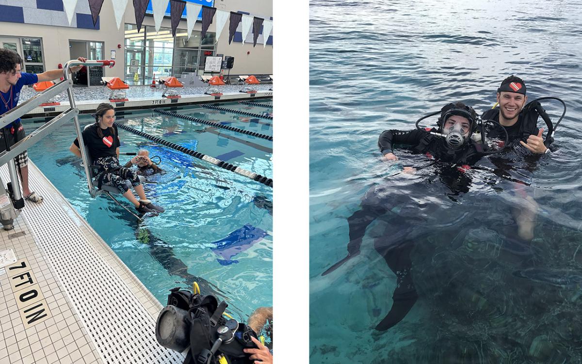 Divers with disabilities find peace in deep water | Rotary International