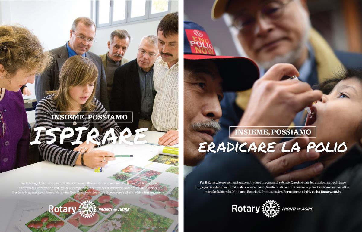 Aiuta a lanciare la nostra nuova campagna, Pronti ad agire | Rotary ...