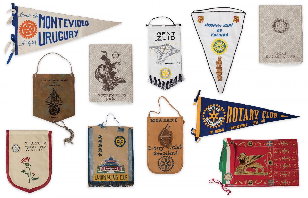 Club banner exchanges showcase local flair, global friendship | Rotary ...