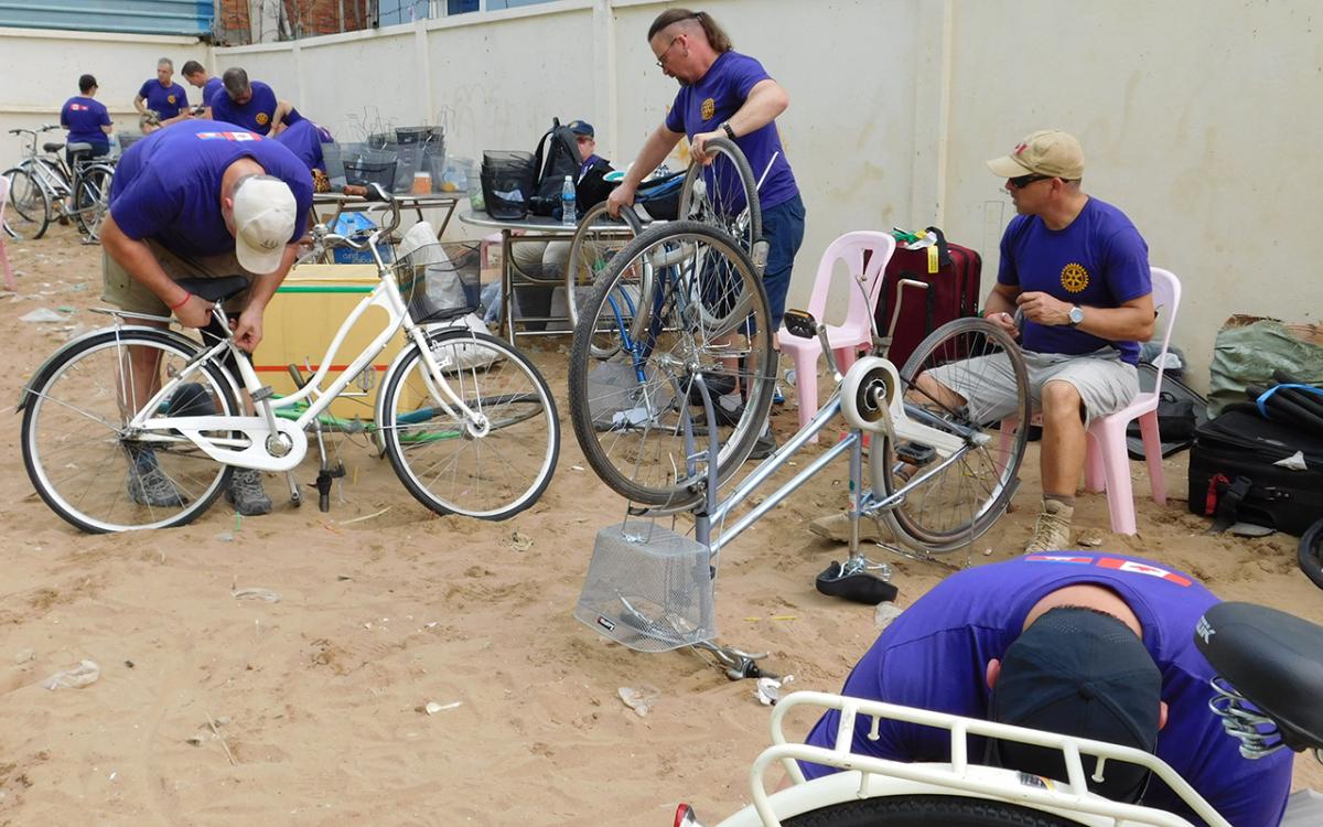 A bicycle built for 10000 | Rotary International