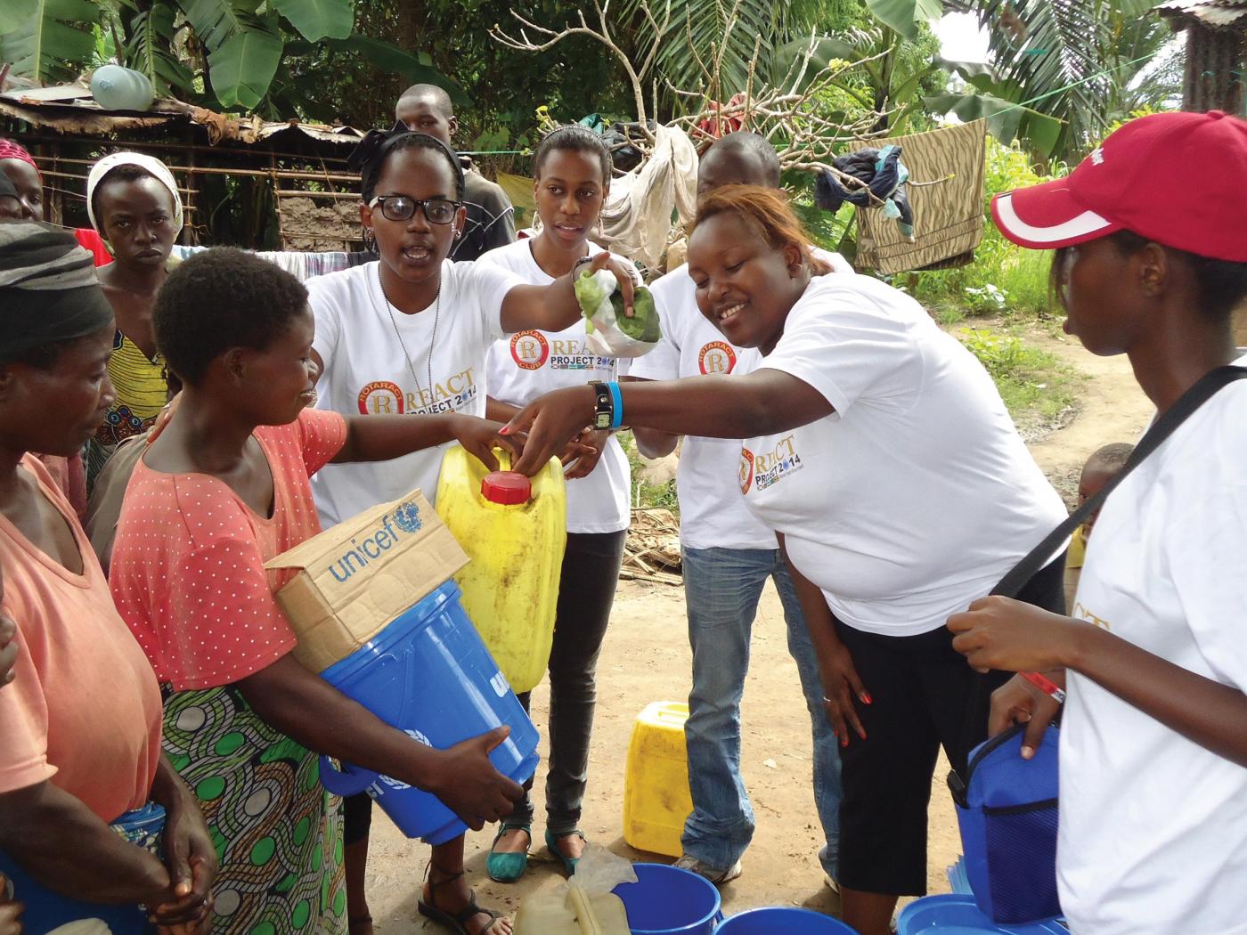 Rotaractors work on projects in East Africa | Rotary International