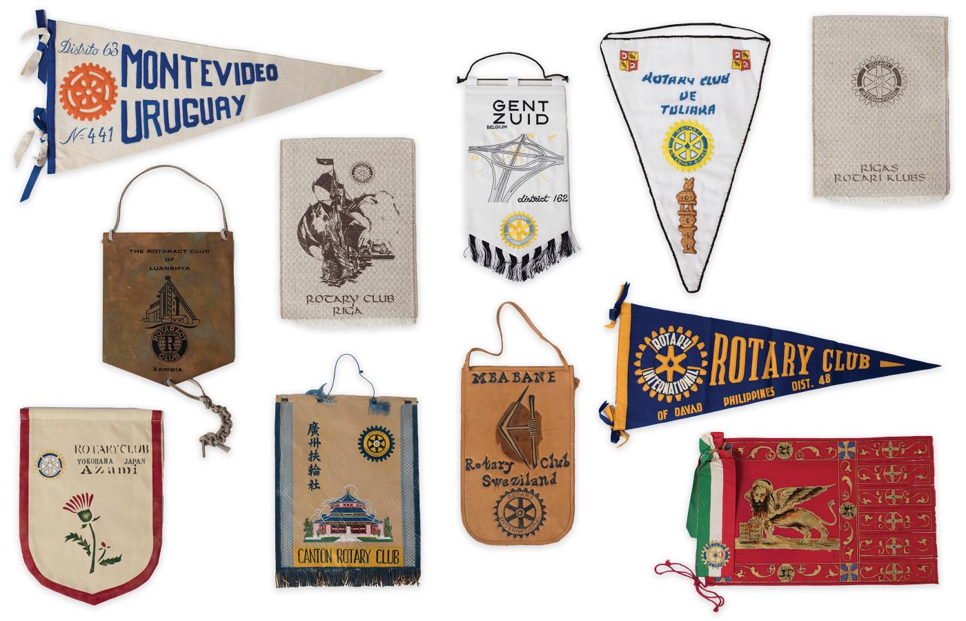 Club banner exchanges showcase local flair, global friendship | Rotary ...