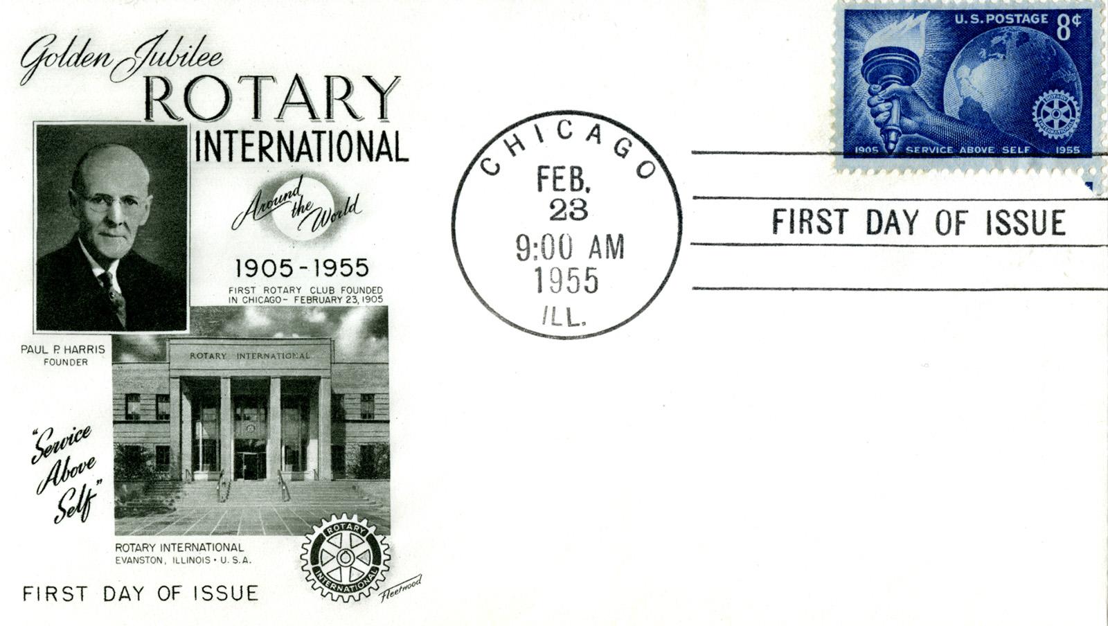 Rotary commemorated in stamps | Rotary International