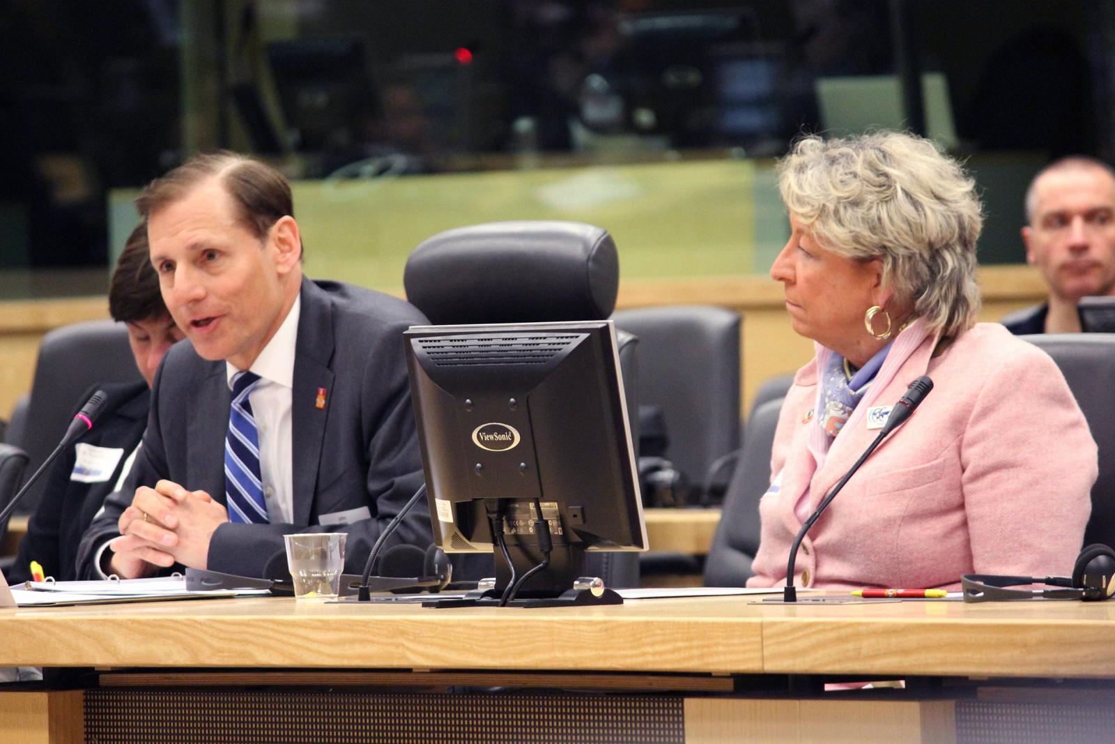 Rotary members meet with EU officials | Rotary International