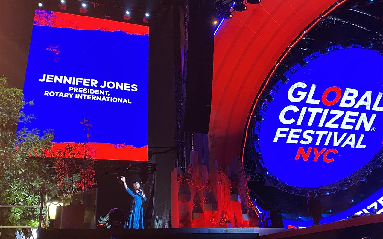 Rotary President Jennifer Jones announces US$150 million pledge toward ...