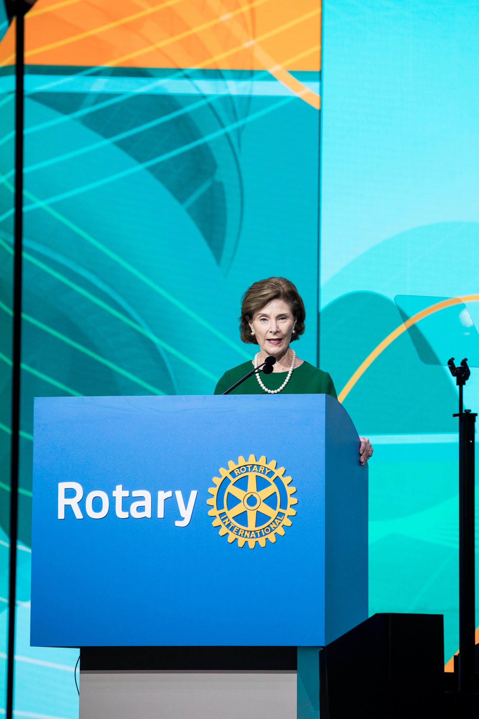Former First Lady Laura Bush to speak at Rotary convention | Rotary ...