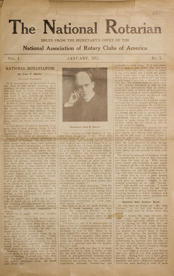 Rotary's Timeline Founding Years | Rotary International