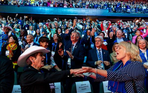 Attendees look to the future at the Rotary International Convention ...