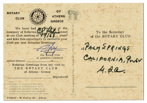 Postcards from the past | Rotary International